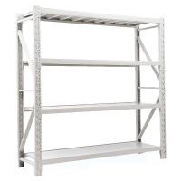 China Wan Hongxin Factory Metal boltless stacking rack Industrial Warehouse Storage Racks Shelves for racking system for sale