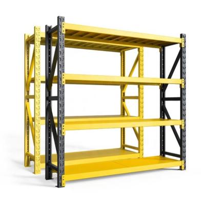 China Custom Industrial Medium Duty Adjustable Metal Shelving Rack Storage Rack Warehouse Shelf pallet shelf and rack industrial for sale