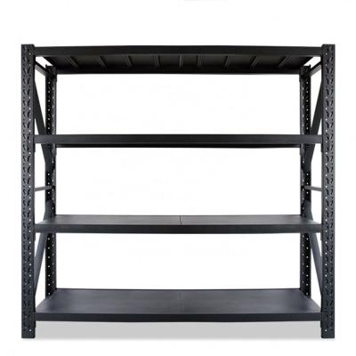 China Custom pallet shelf and rack industrial Medium Duty Adjustable Metal Shelving Rack Storage Rack Warehouse Shelf Garage shelves for sale