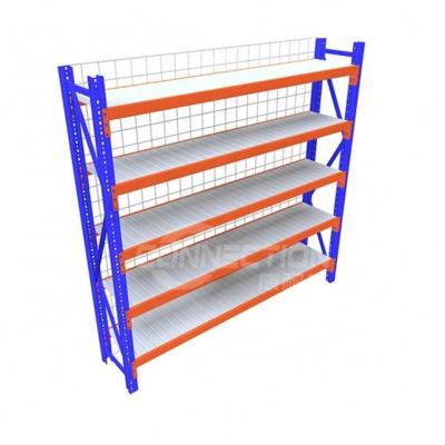 China Custom medium duty Display Shelving Garage Racking Shelves Steel Warehouse Shelf Metal Storage Rack pallet shelf and rack for sale