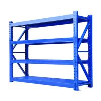 China Custom medium duty Display Shelving Garage Racking Shelves Steel Warehouse Shelf Metal Storage Rack pallet shelf and rack for sale