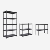 China Long Span 4 Layers Warehouse Storage Systems Medium Duty Steel Commercial Racking Shelves For Warehouse Industrial Used for sale
