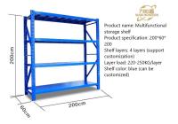 China Q235b Metal Warehouse Rack Duty Storage Shelf Storage Racking Warehouse Shelf for sale