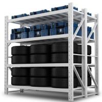 China Medium Duty Garage Storage Shelves Metal Stacking Industrial Pallet Shelf for sale