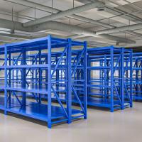 China Medium Duty Garage Storage Shelves Metal Stacking Industrial Pallet Shelf for sale