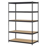 China Regal boltless shelving storage estantes de metal 5 Layer Medium Duty Galvanized Steel/Boltless Rivet Shelf for sale
