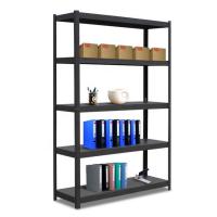 China Heavy duty easy-install adjustable 5 stories hammer tone metal boltless rack shelf depth 20 for garage wearhouse shed for sale