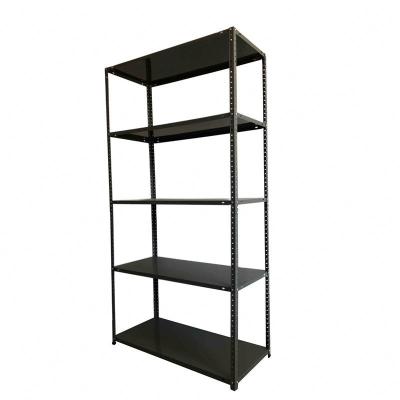 China Tool Rack Garage Rivet Boltless Metal Heavy Duty Boltless 5 Layer Shelving 24 for sale