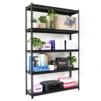 China American style 4,5 shelf light duty 5 tier storage shelving boltless rivet rack metal diy storage shelves for sale