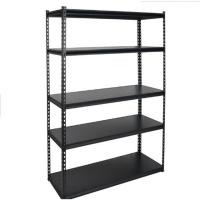 China American style 4,5 shelf light duty 5 tier storage shelving boltless rivet rack metal diy storage shelves for sale
