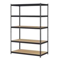 China American style 4,5 shelf light duty 5 tier storage shelving boltless rivet rack metal diy storage shelves for sale