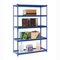 China Z- beam adjustable steel boltless rivet rack shelves galvanised mental steel boltless modular shelving 150 cm for sale