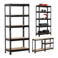 China Z- beam adjustable steel boltless rivet rack shelves galvanised mental steel boltless modular shelving 150 cm for sale