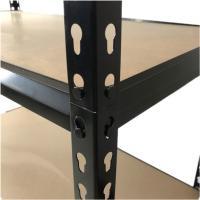 China Z- beam adjustable steel boltless rivet rack shelves galvanised mental steel boltless modular shelving 150 cm for sale