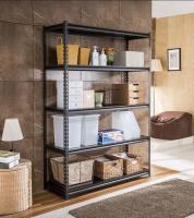 China 5 layer boltless metal steel garage home storage rack shelving 200cm shop garage rack kit for sale