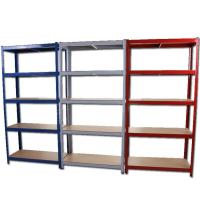 China Heavy Duty Metal Shelving Boltless Rack With 16mm Particle Board Malaysia for sale