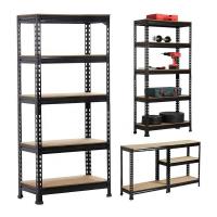 China Z Beam Rivet Shelf Retail Wire Metal Rackwarehouse Racking Storage Durable Garage Boltless Steel Shelving For Home for sale
