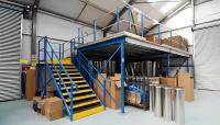 China Mezzanine Platform Powder Coated Steel with Metal or Wooden Floor Heavy Duty for sale