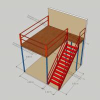 China Mezzanine Warehouse Storage Shelves Heavy Loading Capacity Selective Pallet Rack for sale