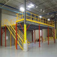 China Steel Scaffolding Mezzanine Floor Rack Warehouse Heavy Duty Storage Shelves for sale
