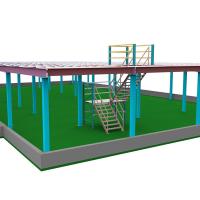 China Automatic Warehouse Mezzanine Rack Adjustable Metal Modular Steel Shelving System for sale