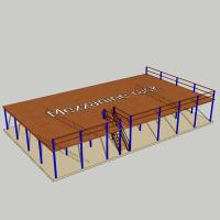 China Automatic Warehouse Mezzanine Rack Adjustable Metal Modular Steel Shelving System for sale