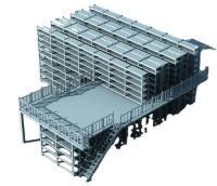 China Warehouse Heavy Duty Steel Mezzanine Floor Rack Metal Mezzanine Platform Racking for sale