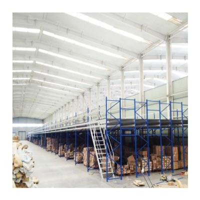 China Most Popular Heavy Duty Storage Steel Industrial Warehouse Galvaniced Mezzanine Floor Platform Panels for sale