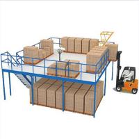 China Strong Load Capacity Steel Structure Platform Durable Pallet Rack Supported  Mezzanine Floor for sale