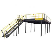China Strong Load Capacity Steel Structure Platform Durable Pallet Rack Supported  Mezzanine Floor for sale