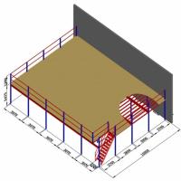 China Industrial Warehouse Storage Shelves Pallet Lift Steel Mezzanine Racking Platform for sale