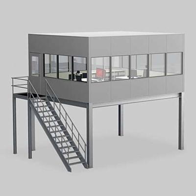 China Large Mezzanine Platform Shelving System with Stairs For Warehouse Solution Mezzanine Floor Racking System for sale