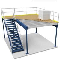 China Warehouse Multi Level Steel Shelf Rack support Mezzanine Attic Rack racking for sale
