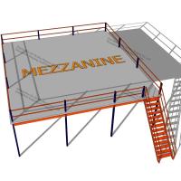 China 300 Kg Metal Storage Rack Floor Shelf Multi Level Steel Warehouse Mezzanine Assemble Shelves Racking for sale