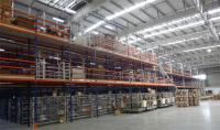 China Industrial Shelf Heavy Duty Storage Metal Warehouse Garment Rack System For Mezzanine 4/5 -tier Shelf Shelves for sale