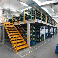 China Industrial Shelf Heavy Duty Storage Metal Warehouse Garment Rack System For Mezzanine 4/5 -tier Shelf Shelves for sale