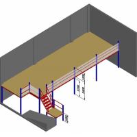 China Manufacturer Industrial Warehouse Rack Shelf Mezzanine Storage Shelving Steel Platform Mezzanine Floor Racking System for sale