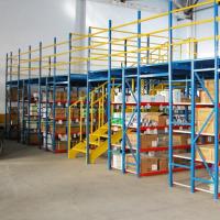 China Industrial Warehouse Steel Platform Mezzanine Floor Rack For Warehouse Storage Shelves & Units Heavy Duty Racking Platform for sale