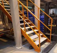 China Economical Steel Structure Mezzanine Platform Supported by Steel Columns for Warehouse Laboratory for sale