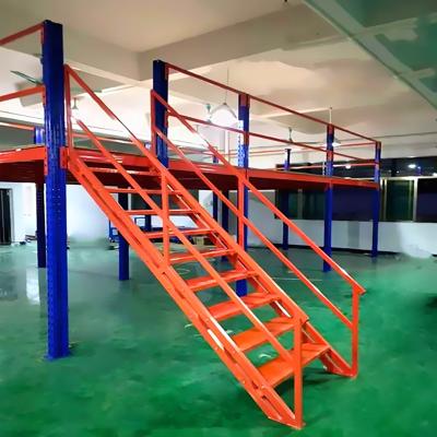 China Steel Structure Pallet Rack Shelving Mezzanine Floor Platform For Warehouse Storage for sale