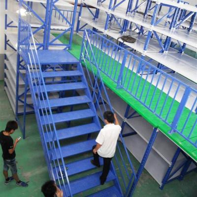 China Heavy Capacity Used Forklift Warehouse Storage Industrial Pallet Rack Steel Structure Mezzanine Platform for sale
