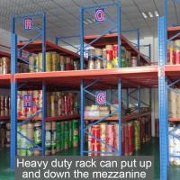China WanHongxin Strong load capacity steel structure Platform mezzanine floor racks warehouse Mezzanine Floor for storage for sale