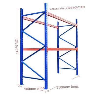 China Heavy Duty Industrial Shelving Systems Thickened Pallet Goods Storage Rack for sale