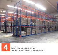 China Steel Pallet Storage Shelves Selective Pallet Rack Large Bearing Capacity for sale