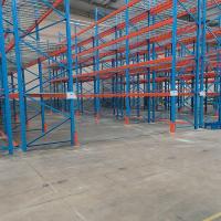 China Steel Pallet Storage Shelves Selective Pallet Rack Large Bearing Capacity for sale