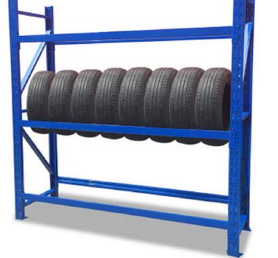 China Stacking Truck Tire Storage Rack Metal Folding Adjustable Tire Rack for sale