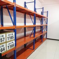 China Heavy Iron Warehouse Pallet Racking Shelf With Each Layer Bearing 500KG - 1000KG for sale