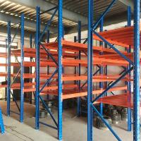 China Heavy Iron Warehouse Pallet Racking Shelf With Each Layer Bearing 500KG - 1000KG for sale