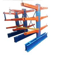 China Corrosion Protection Cantilever Storage Rack Steel Warehouse Shelf for sale