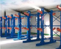 China Heavy Cantilever Rack Shelf Warehouse Workshop Wood Hardware Steel Pipe Shelf for sale